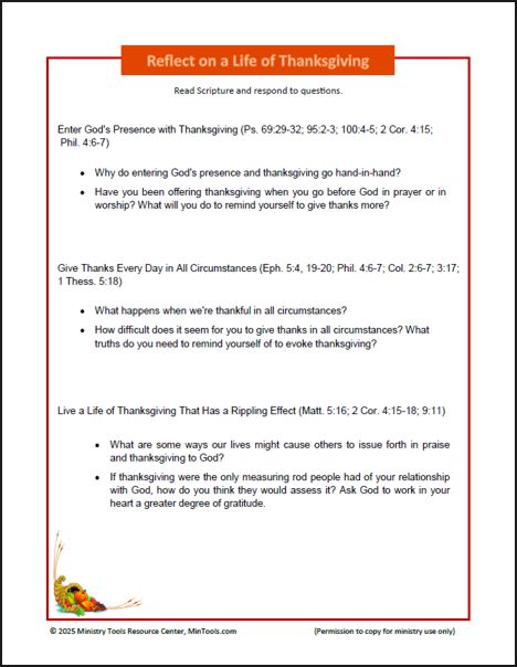 Holiday Reflections Discipleship Guides Download – Ministry Tools ...