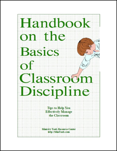 Classroom Discipline Resources as Downloads – Ministry Tools Resource ...