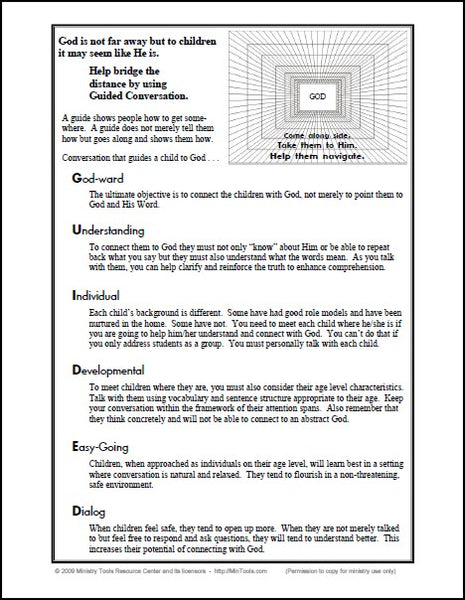 Guided Conversation with Children Helps Reinforce Truth – Ministry ...