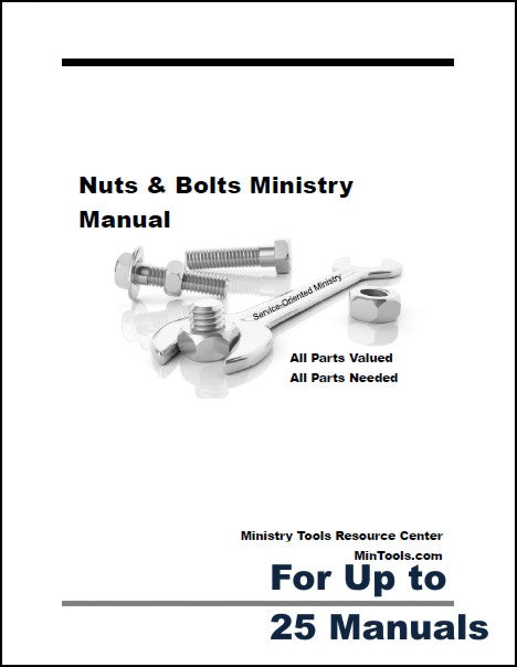 Nuts & Bolts Ministry Manual Download for Group of 25 – Ministry Tools ...