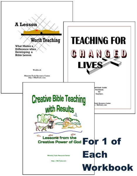 Workbooks Bundle for Bible Teachers Training for Self-Study – Ministry ...